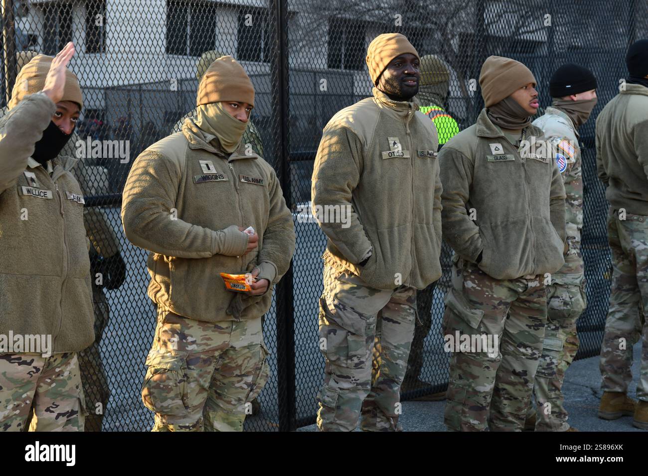 Washington, Dc, USA. 20th Jan, 2025. South Carolina National Guard ...