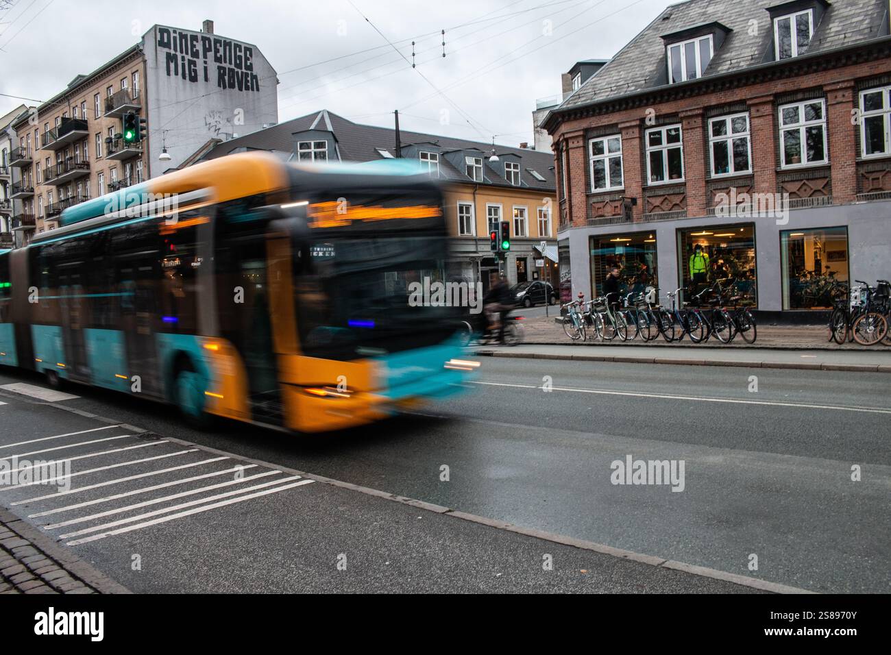 Copenhagen, Denmark. 28th Nov, 2024. Line 5C is a bus route in ...
