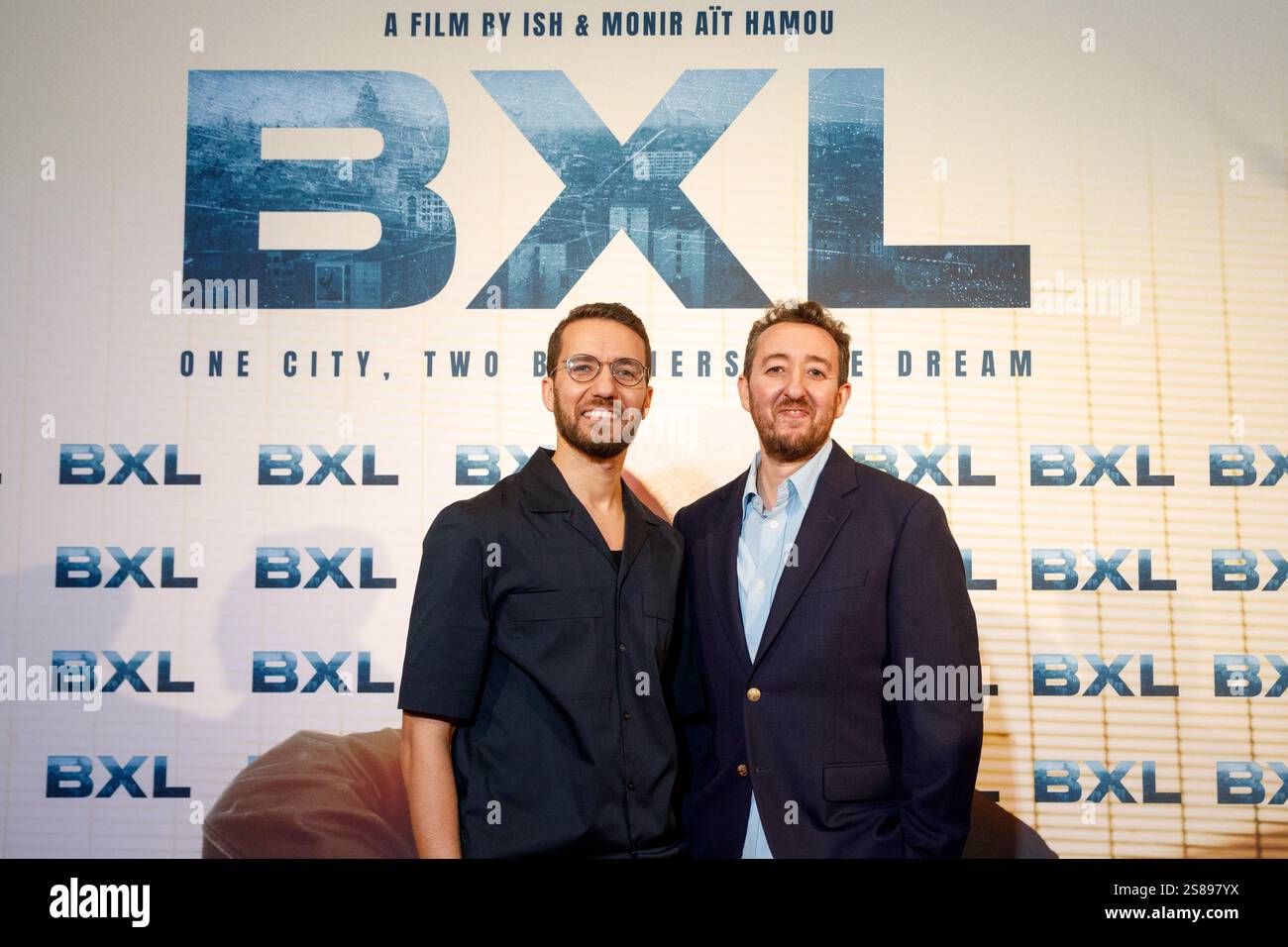 Brussels, Belgium. 21st Jan, 2025. Director Ish Ait Hamou and Director ...