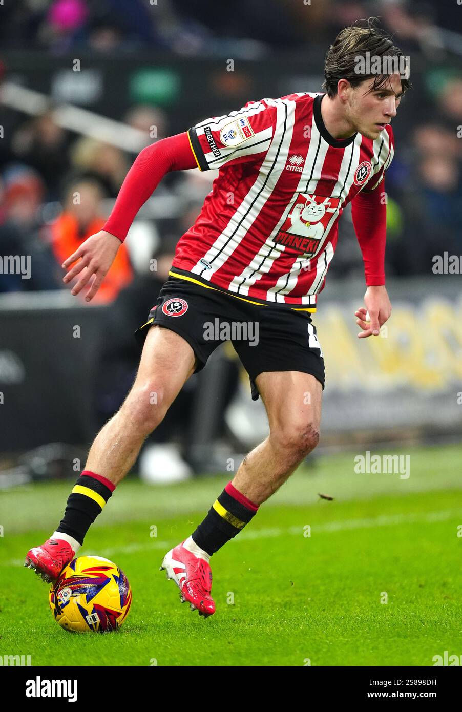 Sheffield United's Sydie Peck in action during the Sky Bet Championship ...
