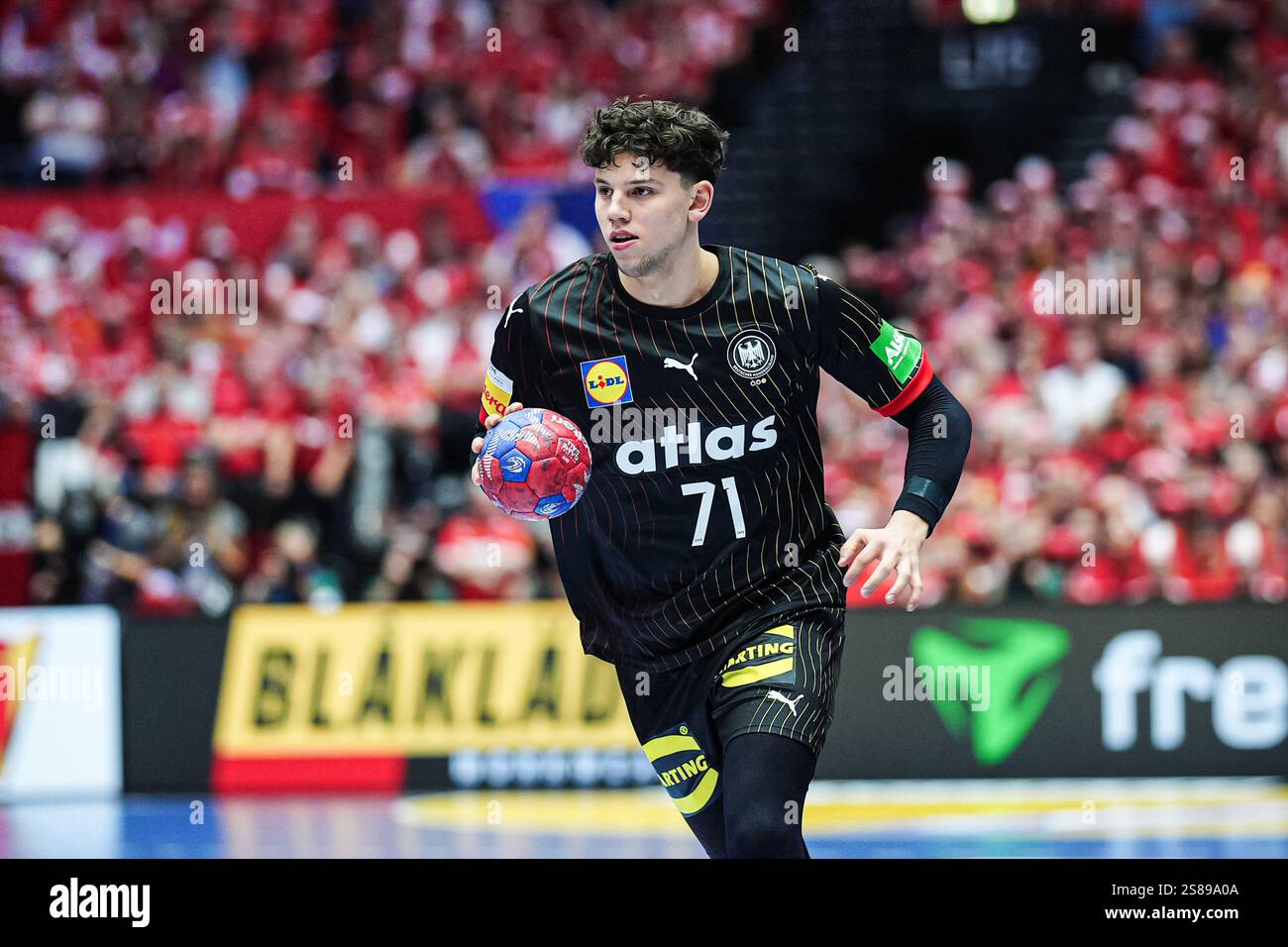 Marko Grgic (Deutschland, #71) DEN, Daenemark vs. Deutschland, Handball, IHF Weltmeisterschaft ...