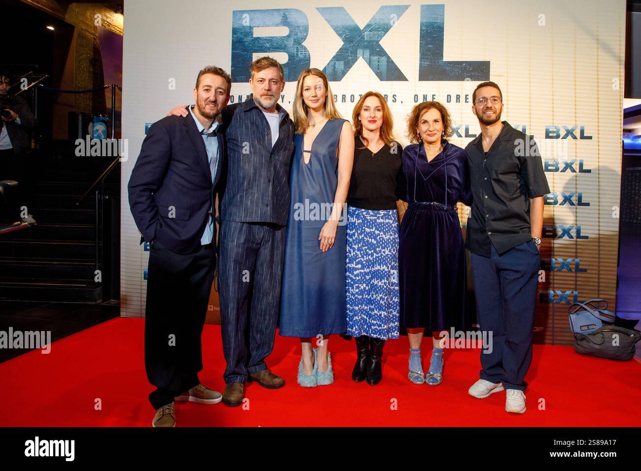 Brussels, Belgium. 21st Jan, 2025. Director Mounir Ait Hamou, Actor ...