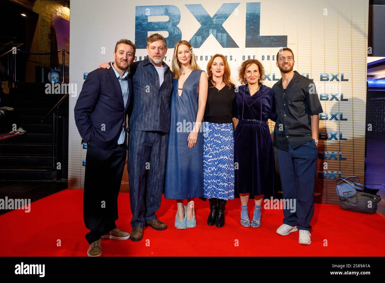 Brussels, Belgium. 21st Jan, 2025. Director Mounir Ait Hamou, Actor ...