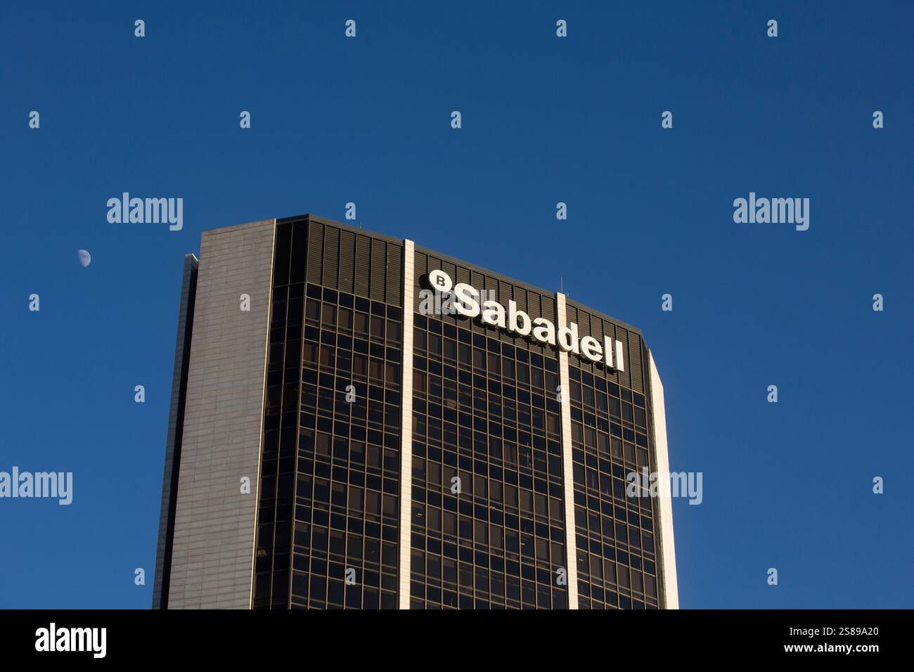 (ARCHIVE photo) Facade of Banco Sabadell's headquarters on Avenida ...
