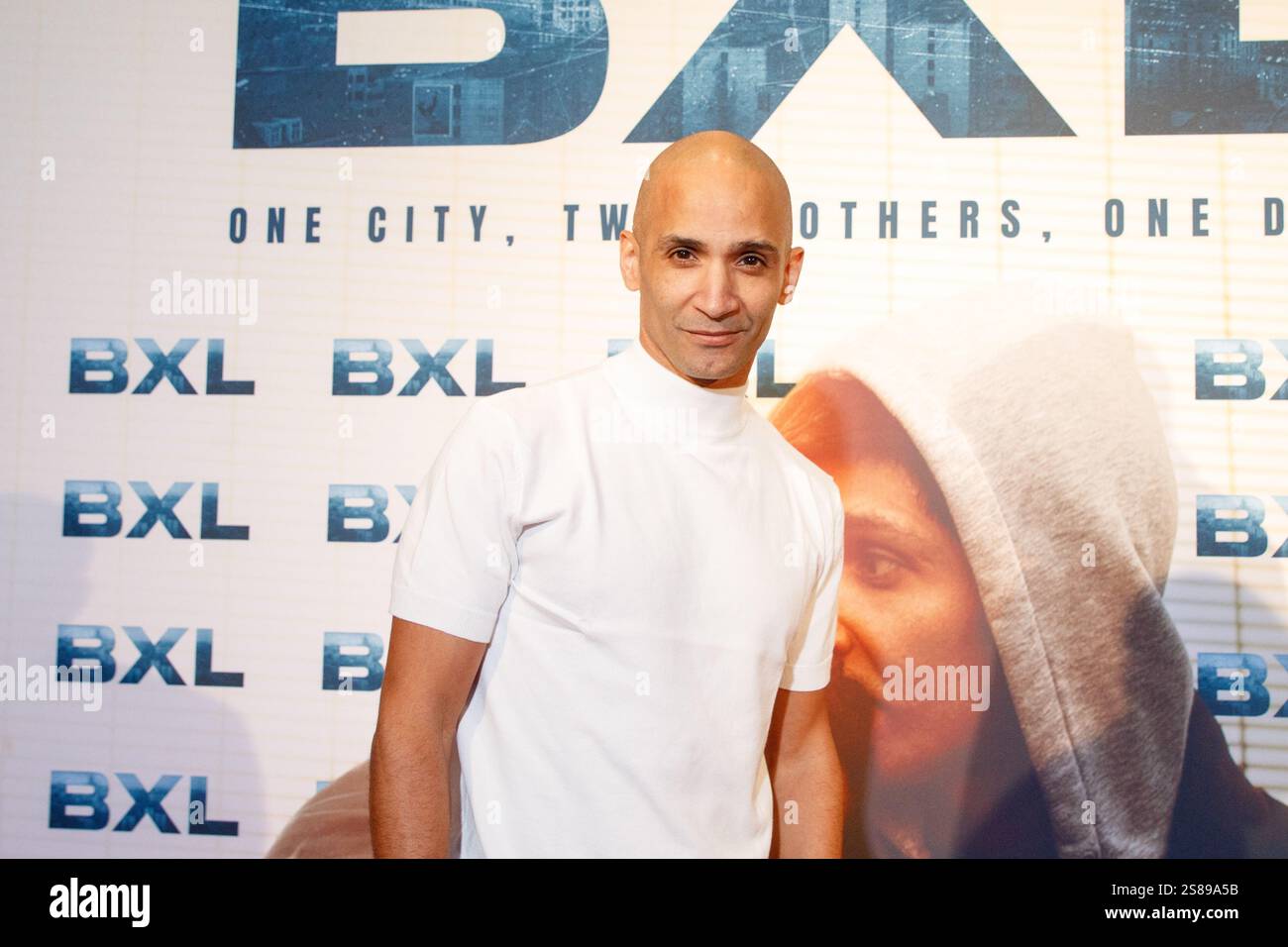 Brussels, Belgium. 21st Jan, 2025. Actor Fouad Haji poses for the ...