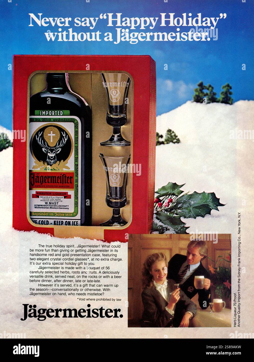 Vintage "Playboy" magazine December 1985 issue advert, USA Stock Photo ...