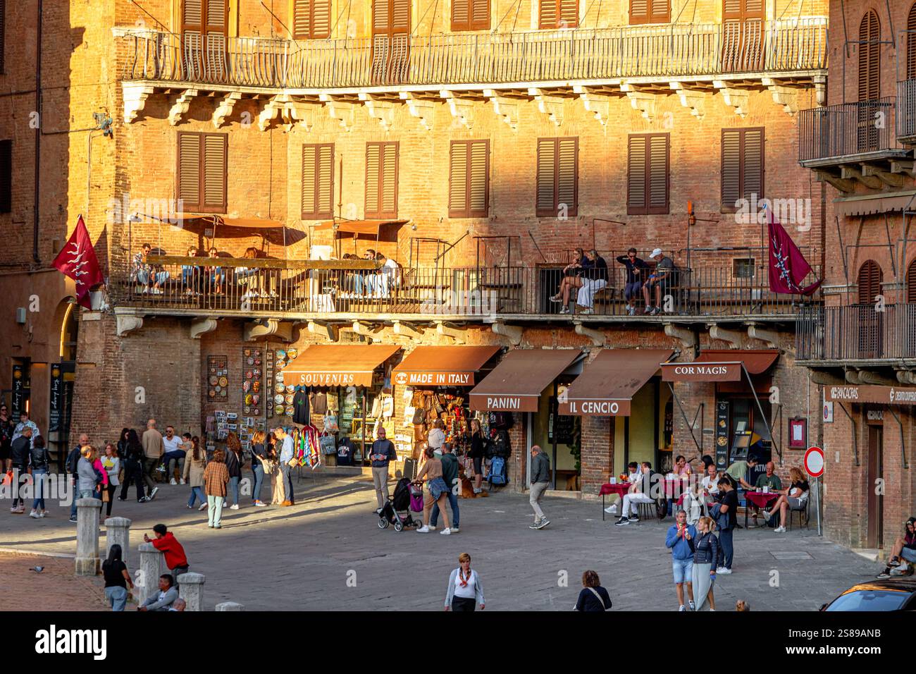 Piazza del Campo, the main public square in the historic centre of ...