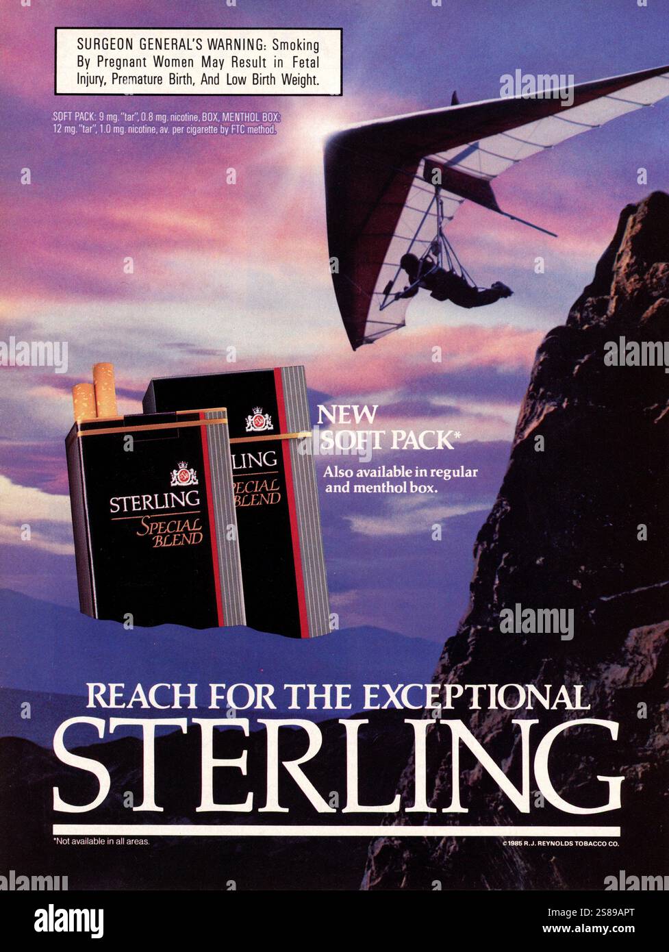 Vintage "Playboy" magazine December 1985 issue advert, USA Stock Photo ...