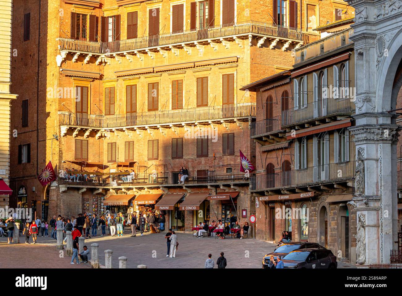 Piazza del Campo, the main public square in the historic centre of ...