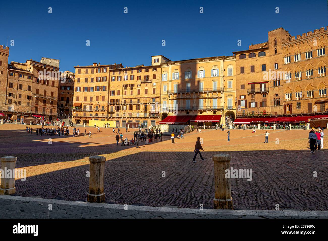 Piazza del Campo, the main public square in the historic centre of ...
