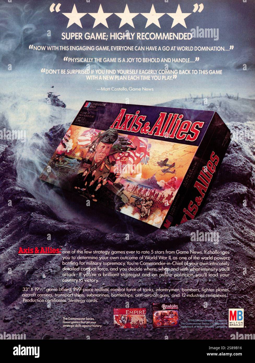 Vintage "Playboy" magazine December 1985 issue advert, USA Stock Photo ...