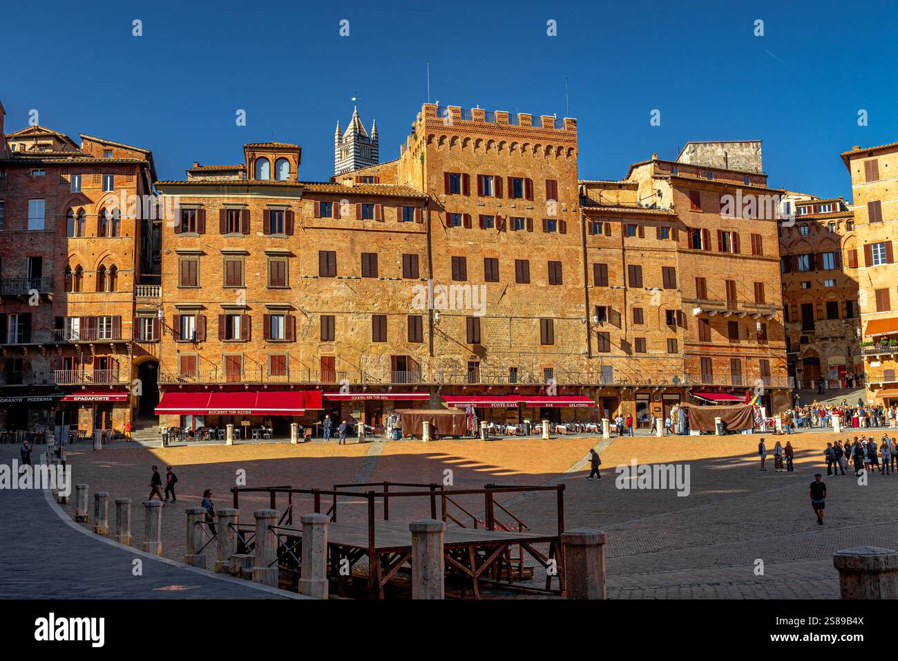 Piazza del Campo, the main public square in the historic centre of ...