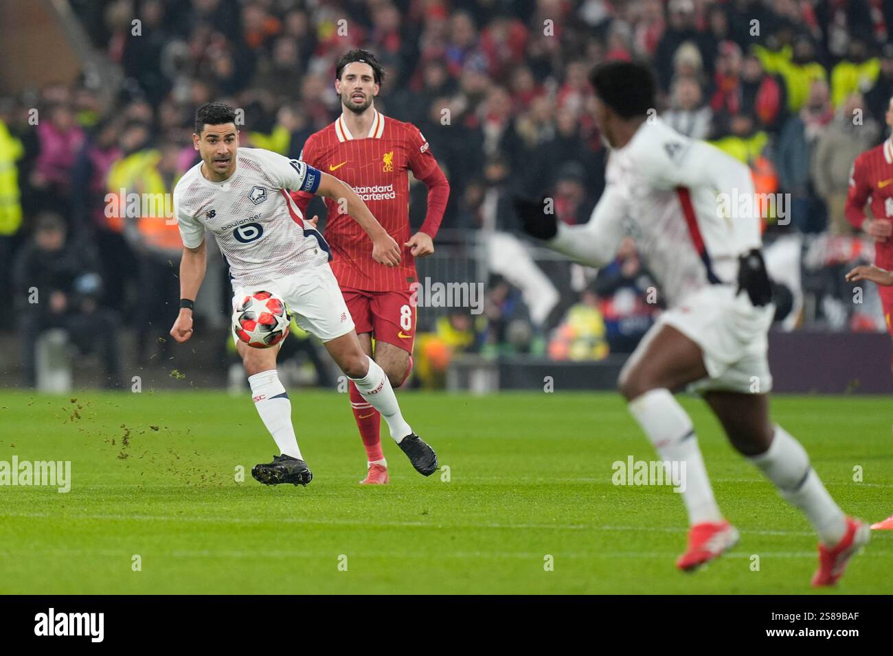 Anfield, Liverpool, Merseyside, UK. 21st Jan, 2025. Champions League ...