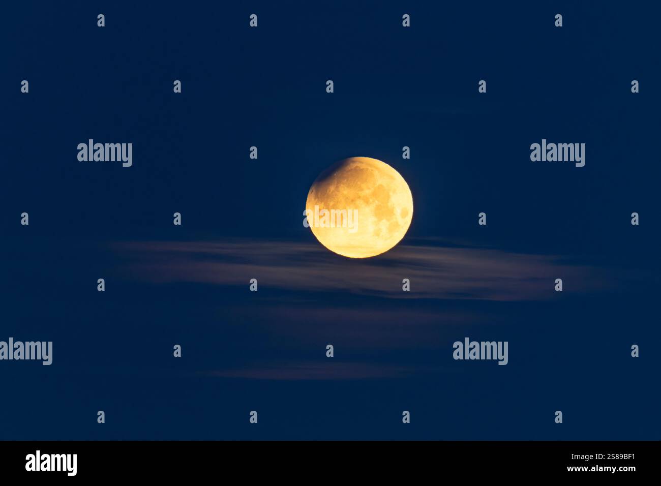 moon during early stages of a lunar eclipse, Montreal, Quebec, Canada ...