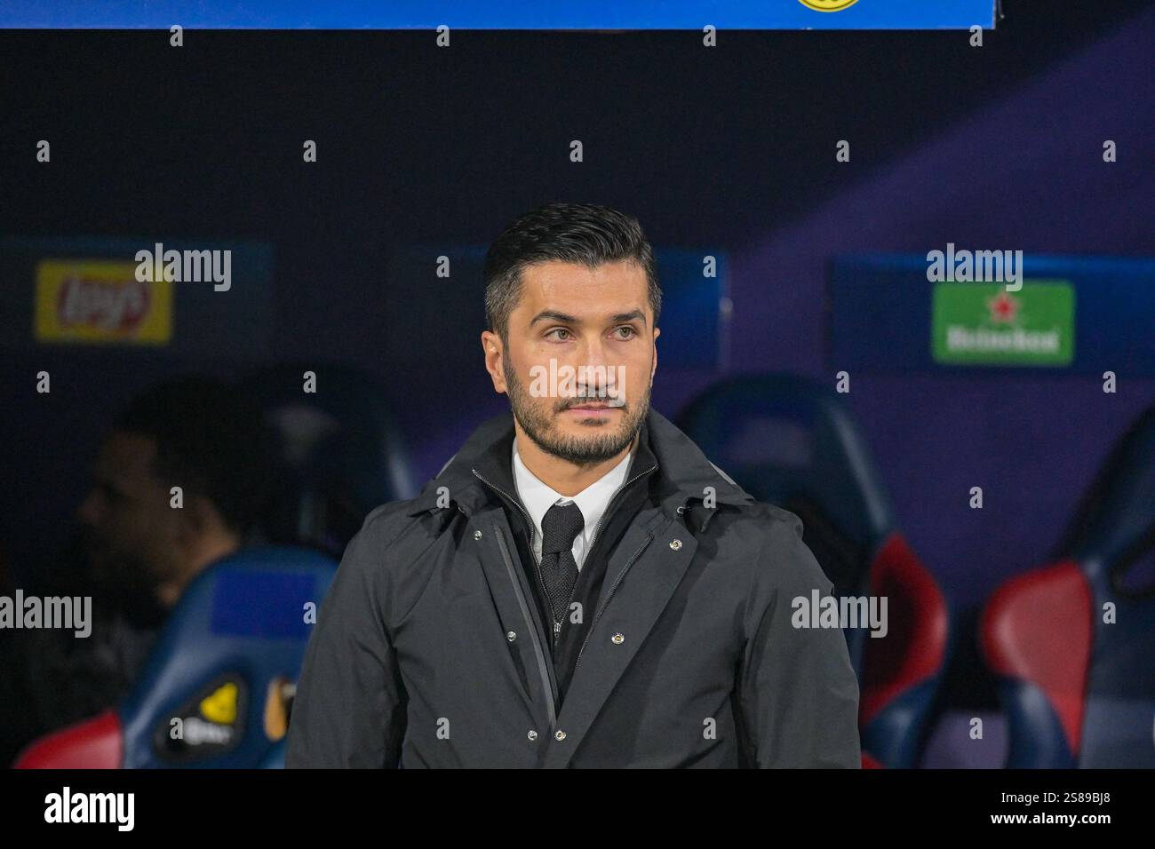 Bologna, Italy. 21st Jan, 2025. Borussia Dortmundâ??s Head Coach Nuri ...