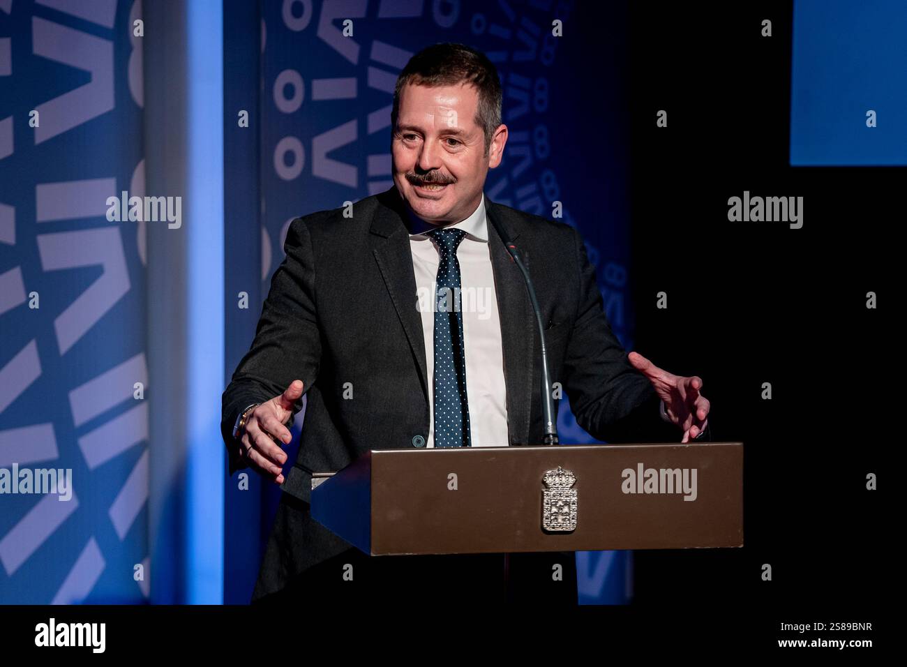 The Minister of Culture, Tourism and Sport, Mariano de Paco Serrano ...