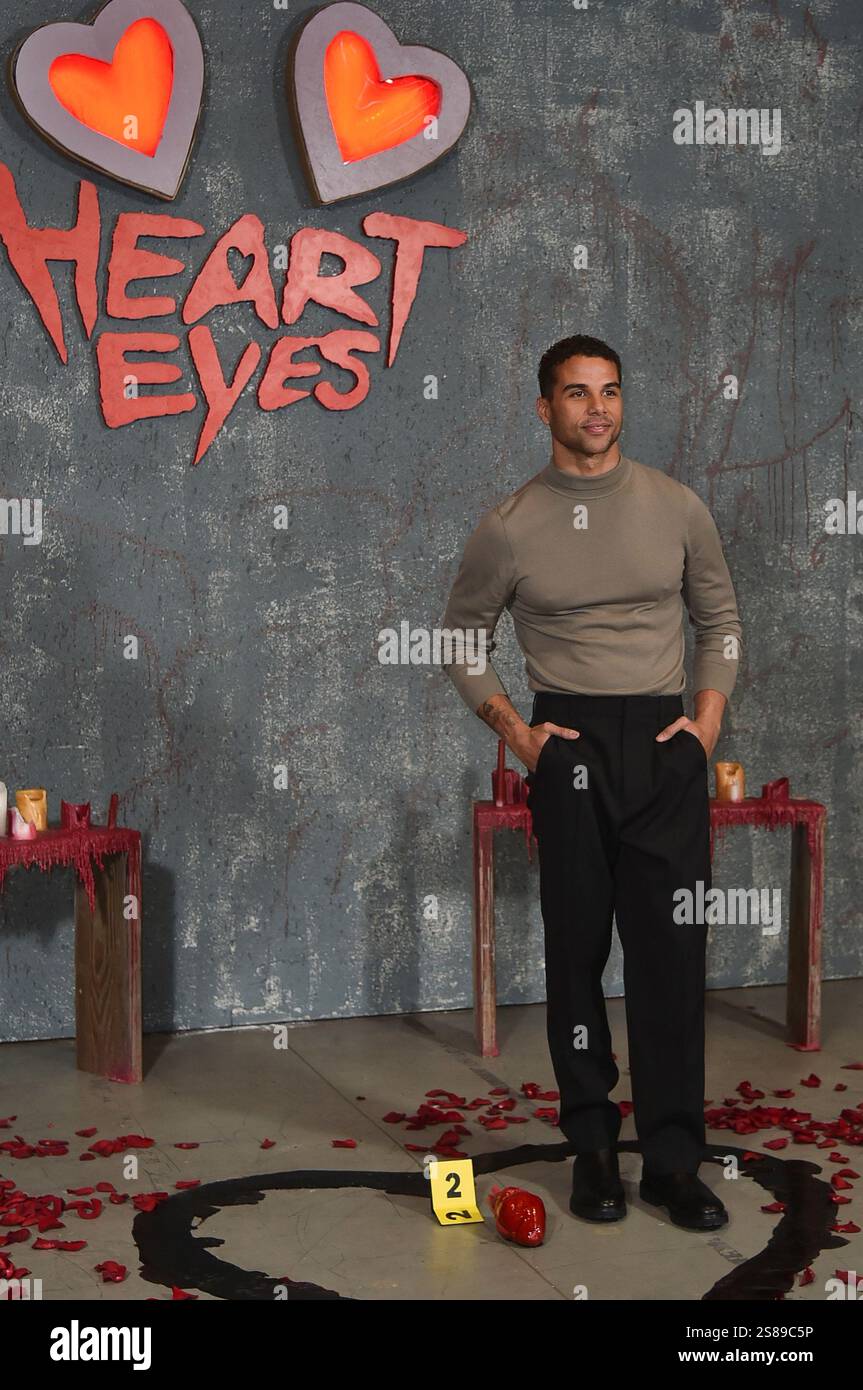 Mason Gooding poses during a photo call for "Heart Eyes" on Tuesday ...