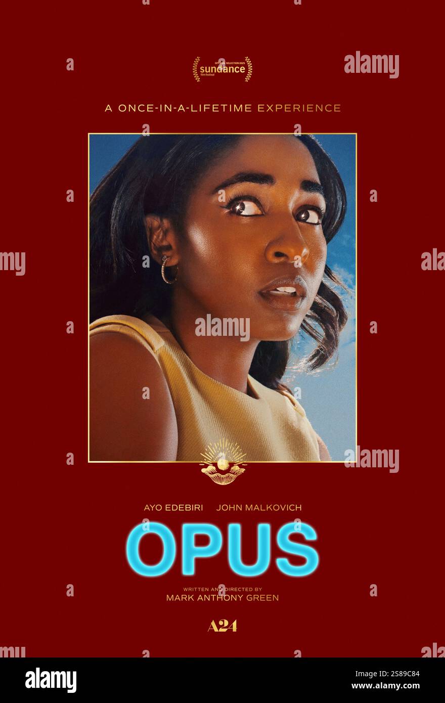 Opus (2025) directed by Mark Anthony Green and starring Ayo Edebiri, John Malkovich, and Murray ...