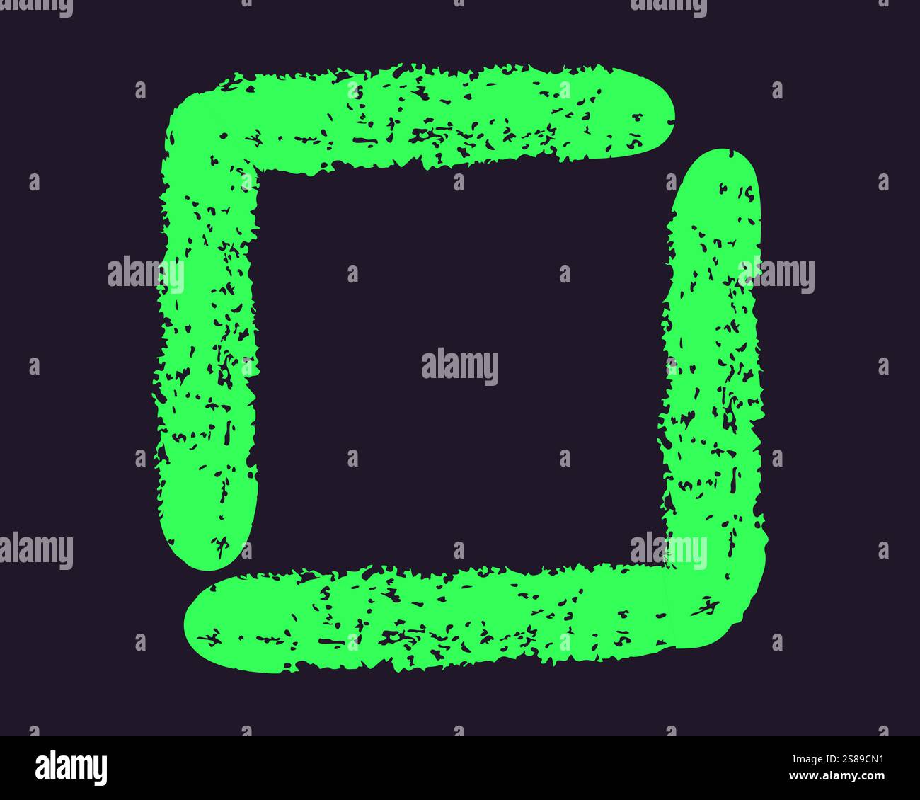 Brush strokes with a dry, textured finish. Irregular, hand-drawn lines ...