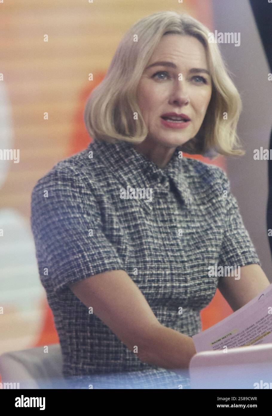 New York, NY, USA. 21st Jan, 2025. Naomi Watts visits NBC's Today Show ...