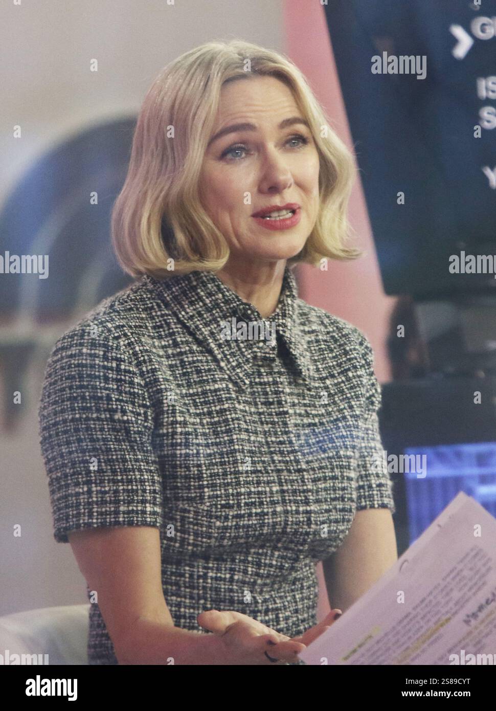 New York, NY, USA. 21st Jan, 2025. Naomi Watts visits NBC's Today Show ...
