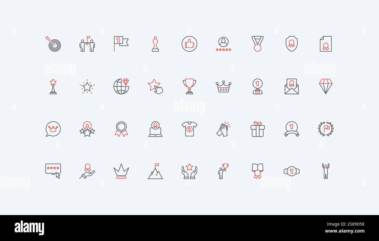 Success award of winner, trophy for first rank and place in competition ...