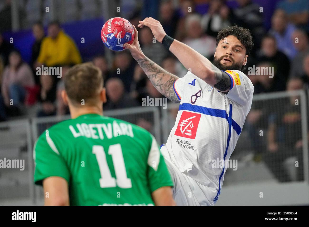 France's Elohim Prandi in action during the main round match between ...