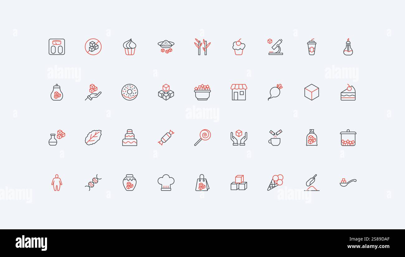 Sugar sachet icon symbol Stock Vector Images - Alamy