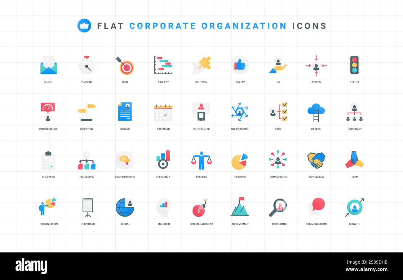 Business management, professional team of corporate company ...