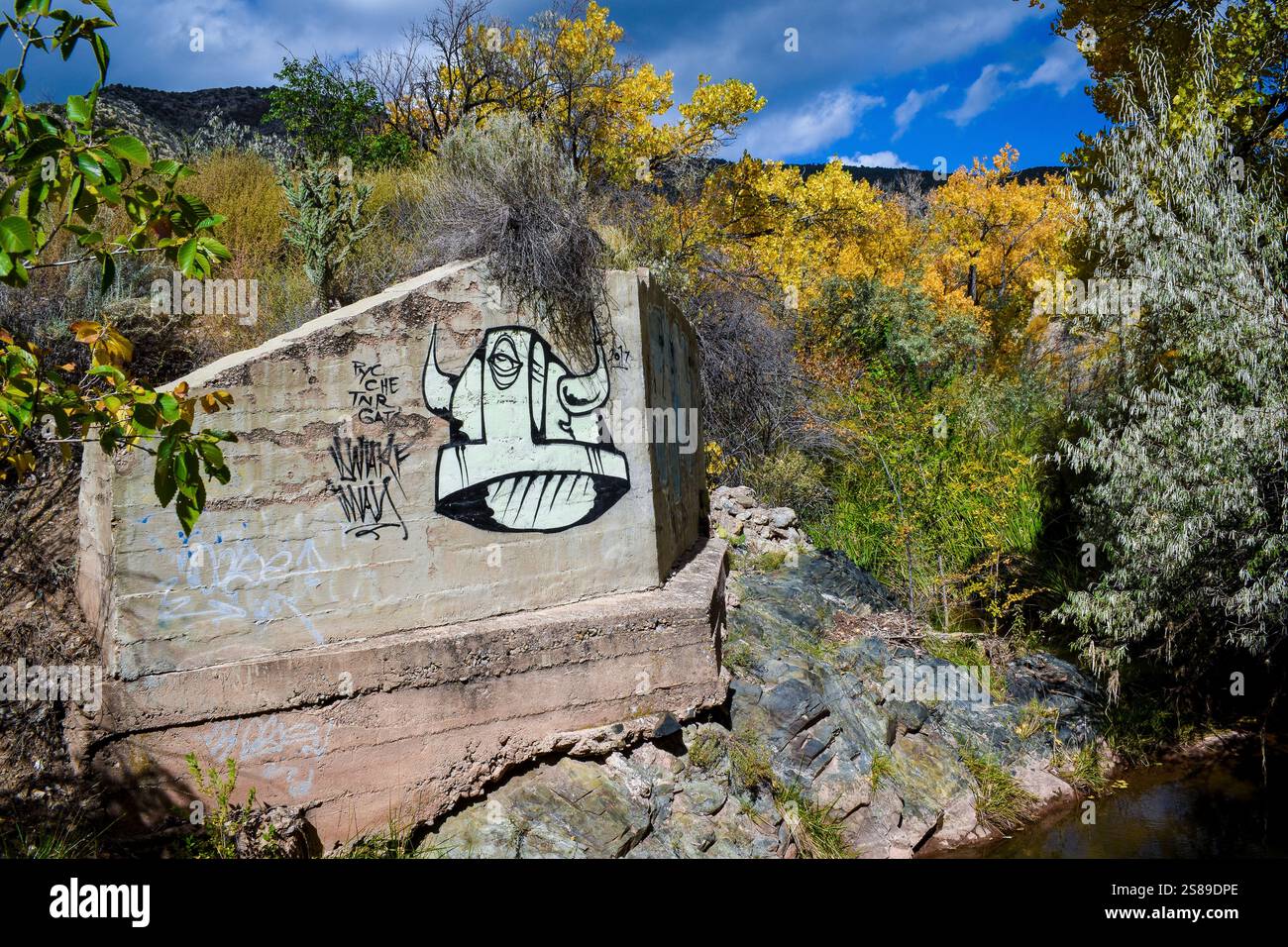The remains of the Seven Springs Resort outside of Albuquerque, New ...