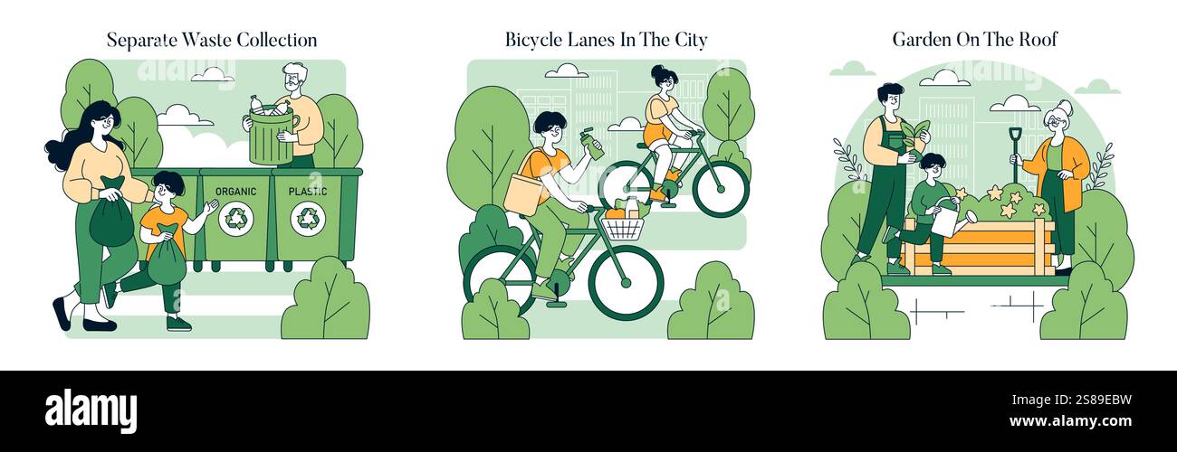 Eco Life set. Promotion of sustainable living practices in urban ...