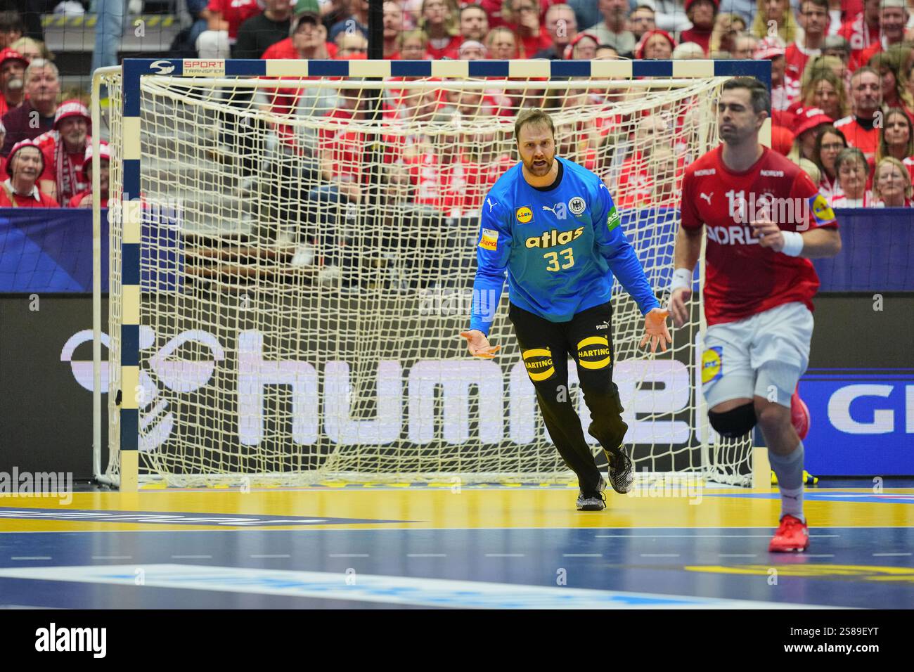 Herning, Denmark. 21st Jan, 2025. Handball: World Championship, Denmark ...
