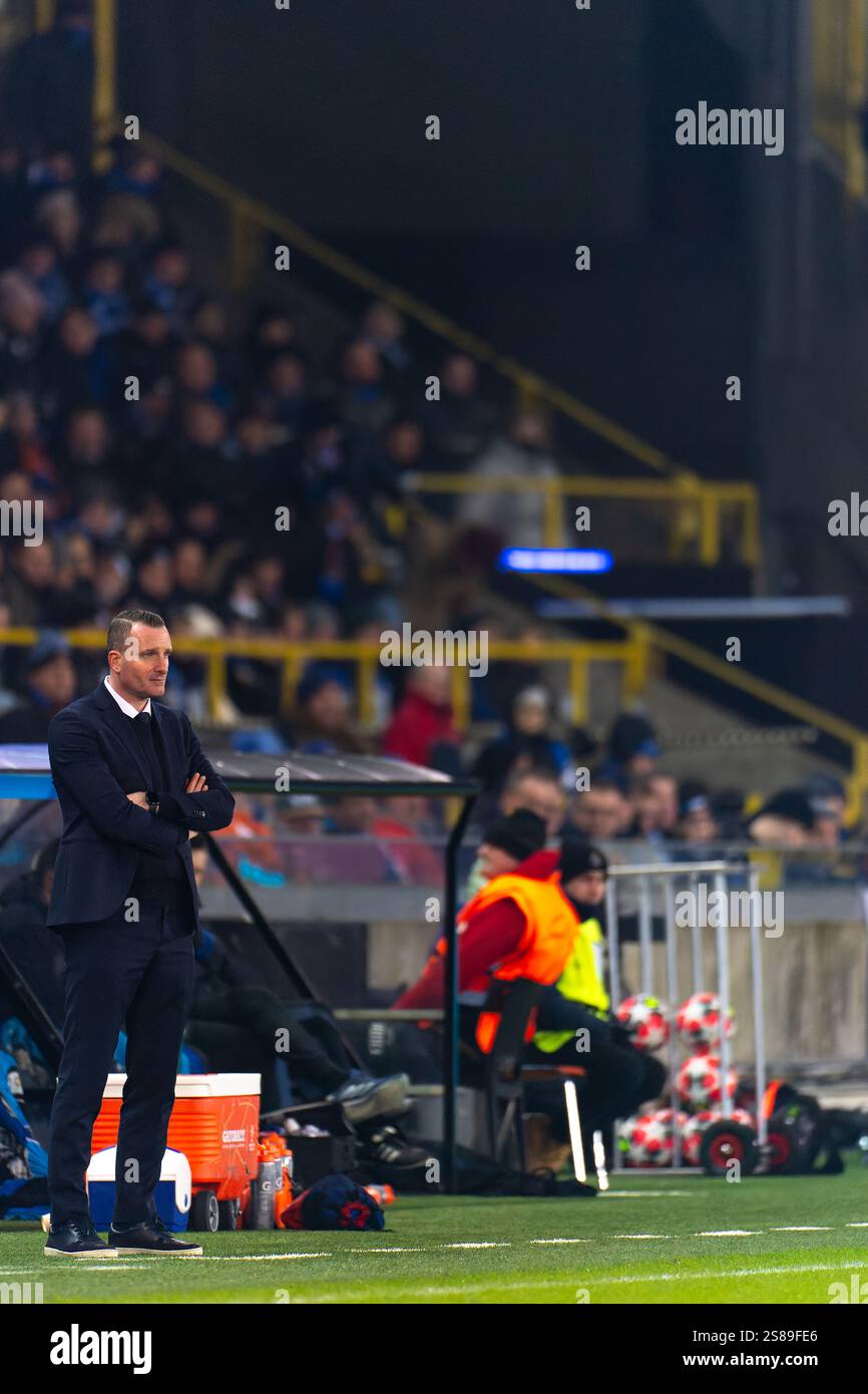 Bruges, Belgium. 21st Jan, 2025. BRUGES, BELGIUM - JANUARY 21: Coach ...