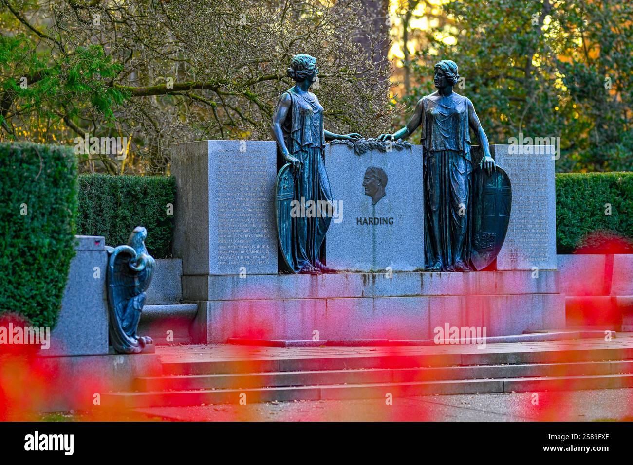 President, Warren Harding, Memorial, Stanley Park, Vancouver, British ...