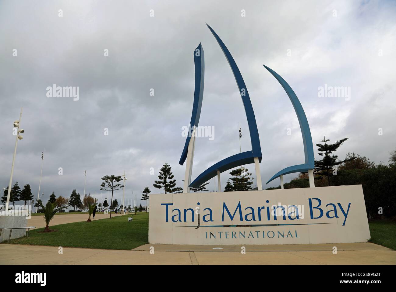 Tanja Marina Bay in Morocco Stock Photo - Alamy