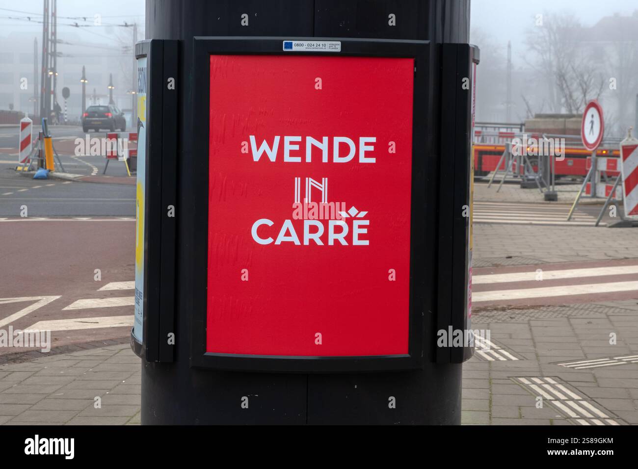 Billboard Wende In Carre At Amsterdam The Netherlands 21-1-2025 Stock ...