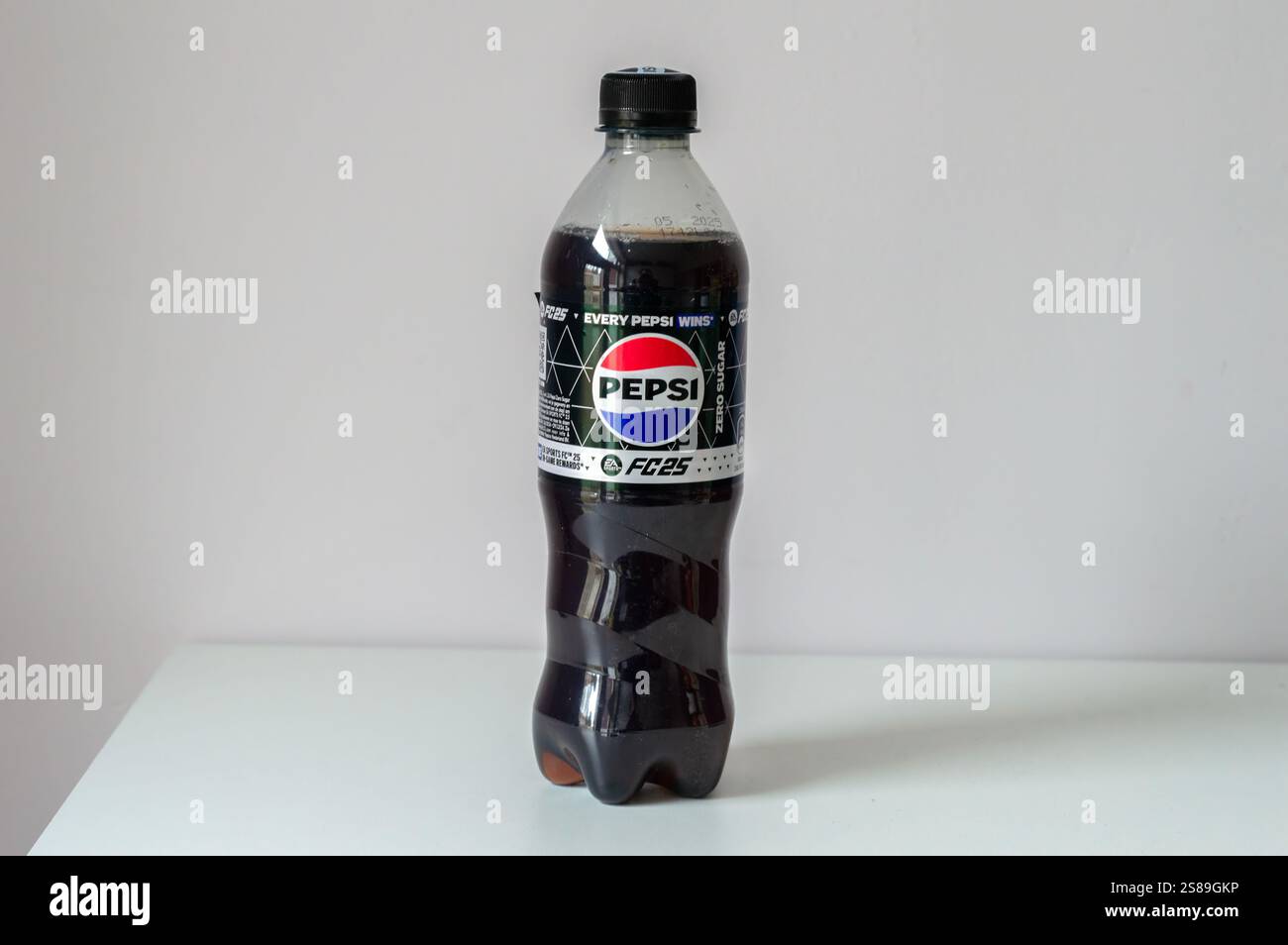 Close Up Bottle Pepsi FC25 At Amsterdam The Netherlands 16-1-2025 Stock ...