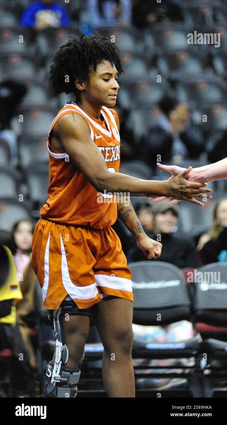 Rori Harmon (3) of Texas at Prudential Center in the Coretta Scott King ...
