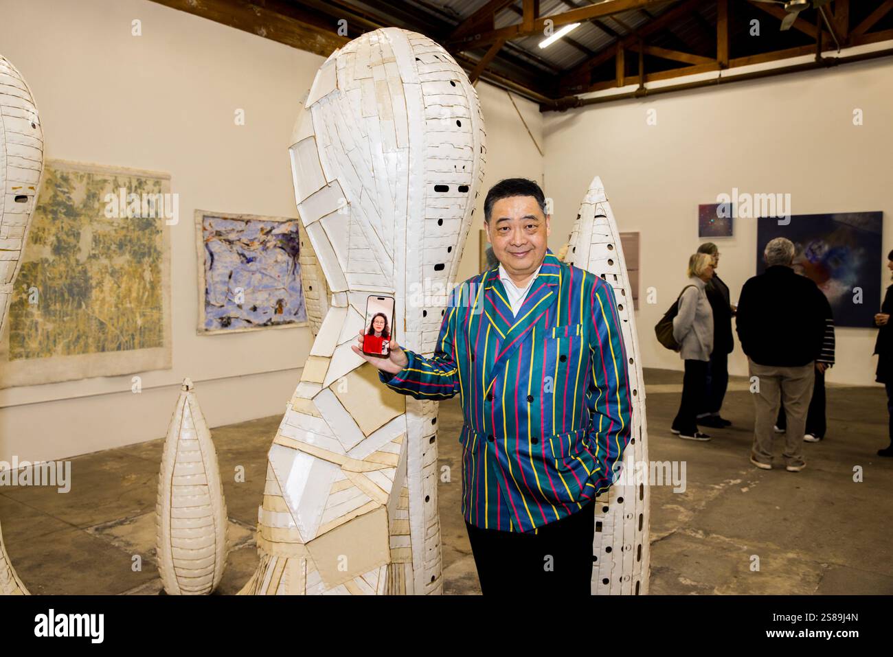 Joey zhou tv host and founder of los angeles hi-res stock photography ...