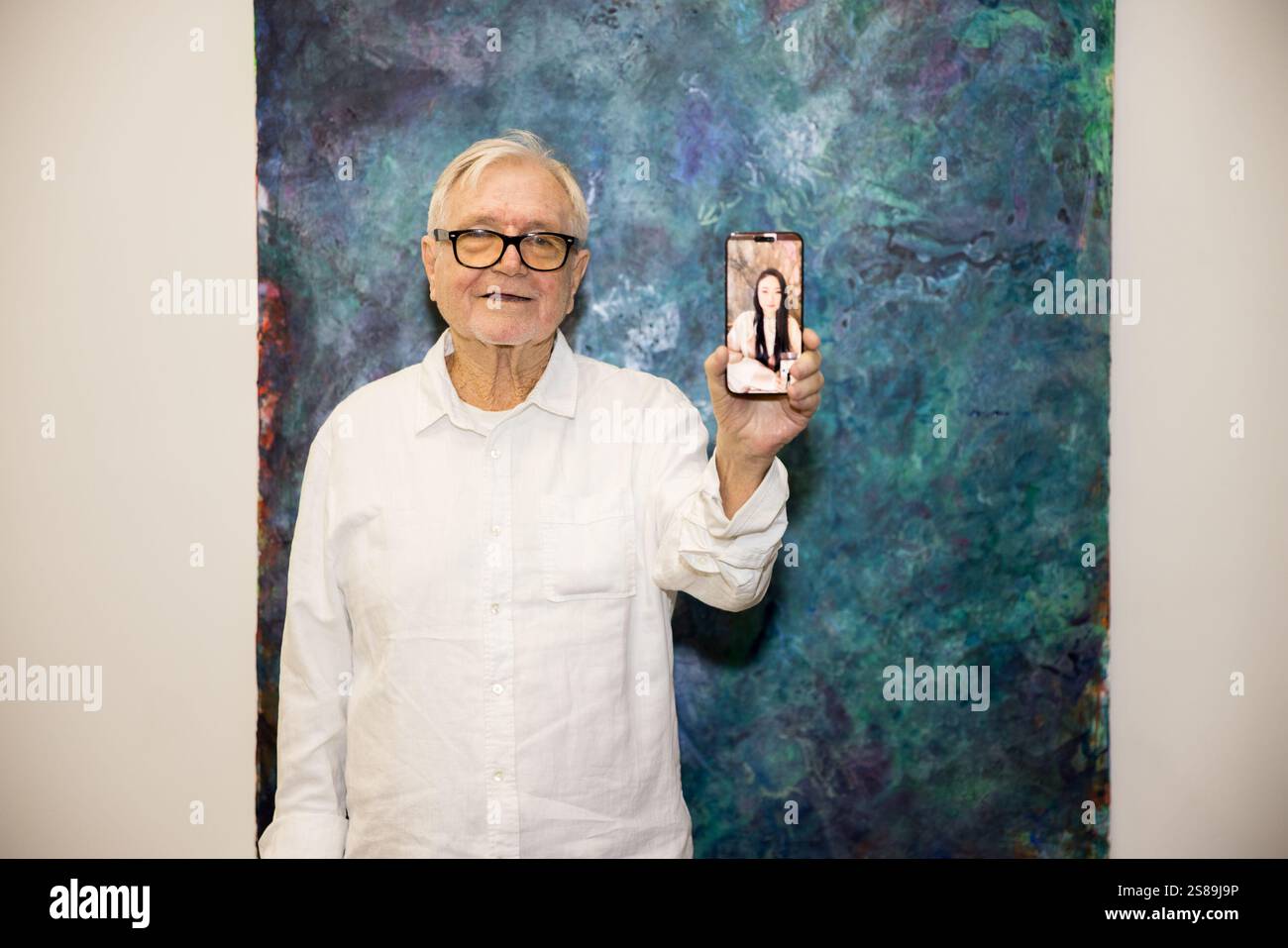 Chinese artist Tian Chen & Joey Zhou TV Host, founder of Los Angeles ...