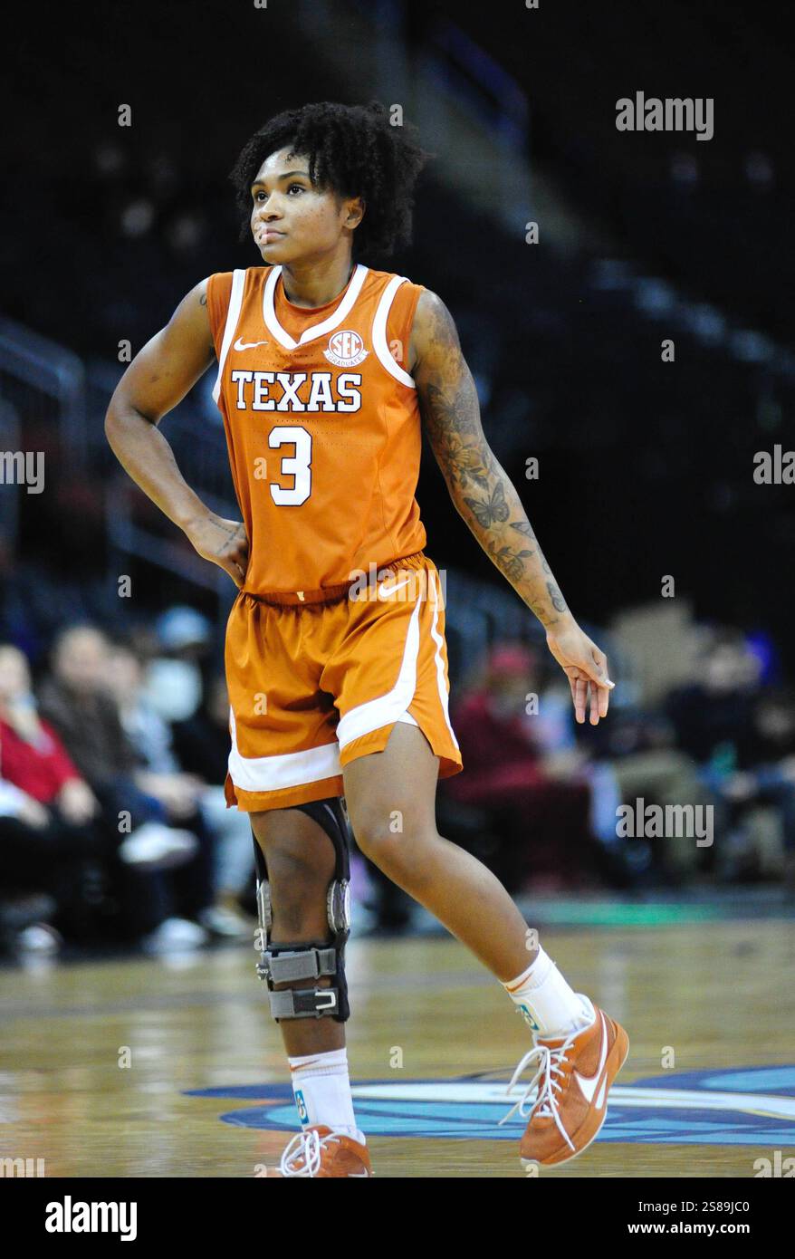 Rori Harmon (3) of Texas at Prudential Center in the Coretta Scott King ...