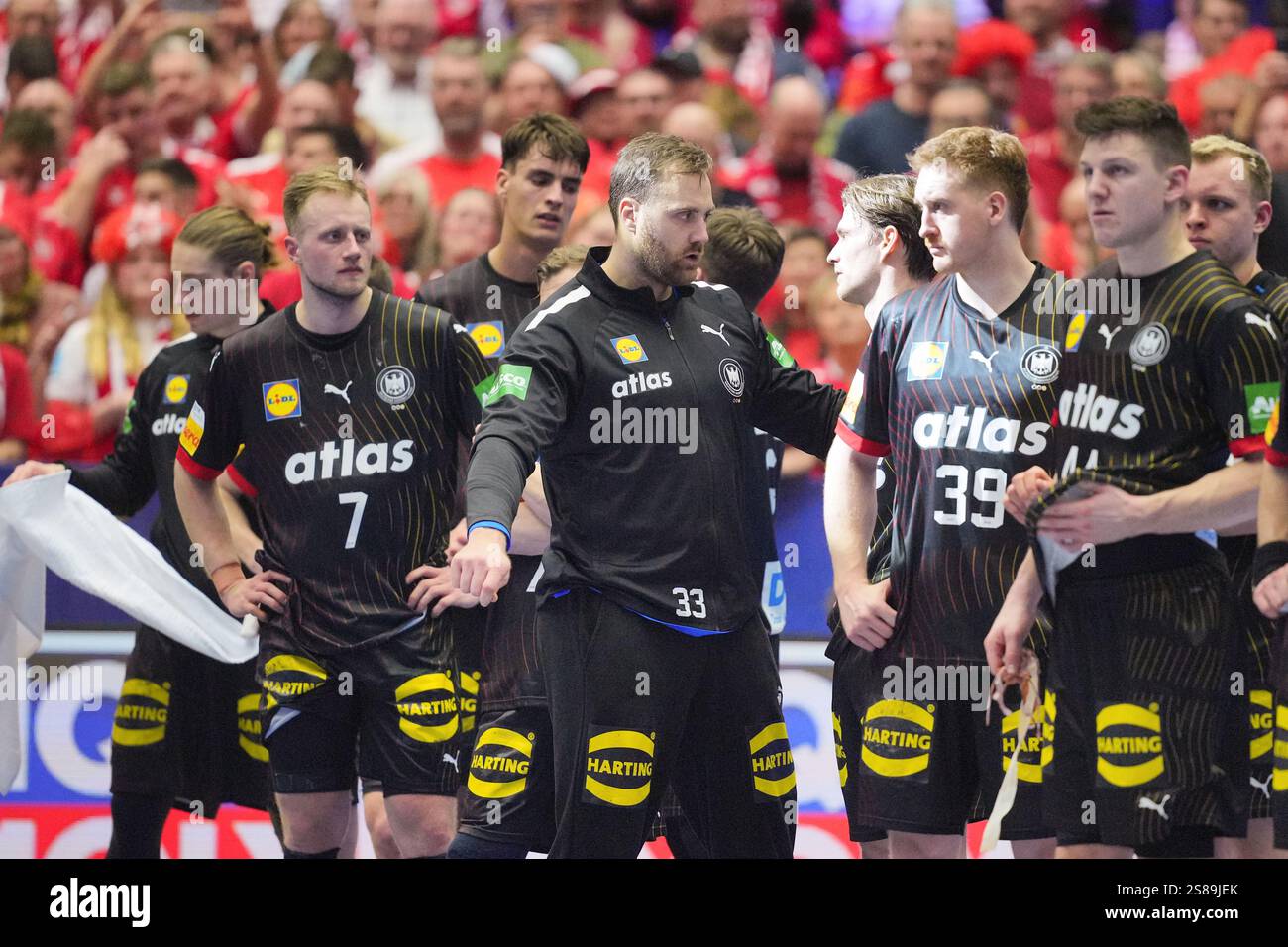 Herning, Denmark. 21st Jan, 2025. Handball: World Championship, Denmark ...