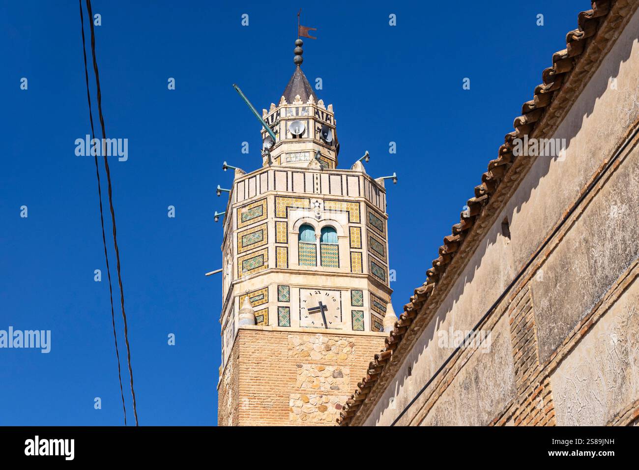 Beja, Tunisia. Minaret of the Great Mosque of Testour Stock Photo - Alamy