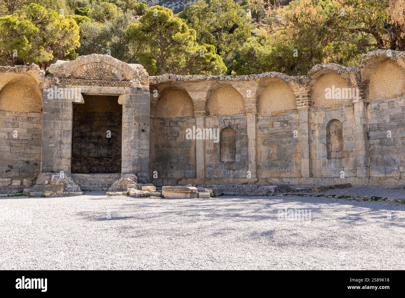 Zaghouan, Tunisia. Ruins of the Roman Water Temple Stock Photo - Alamy