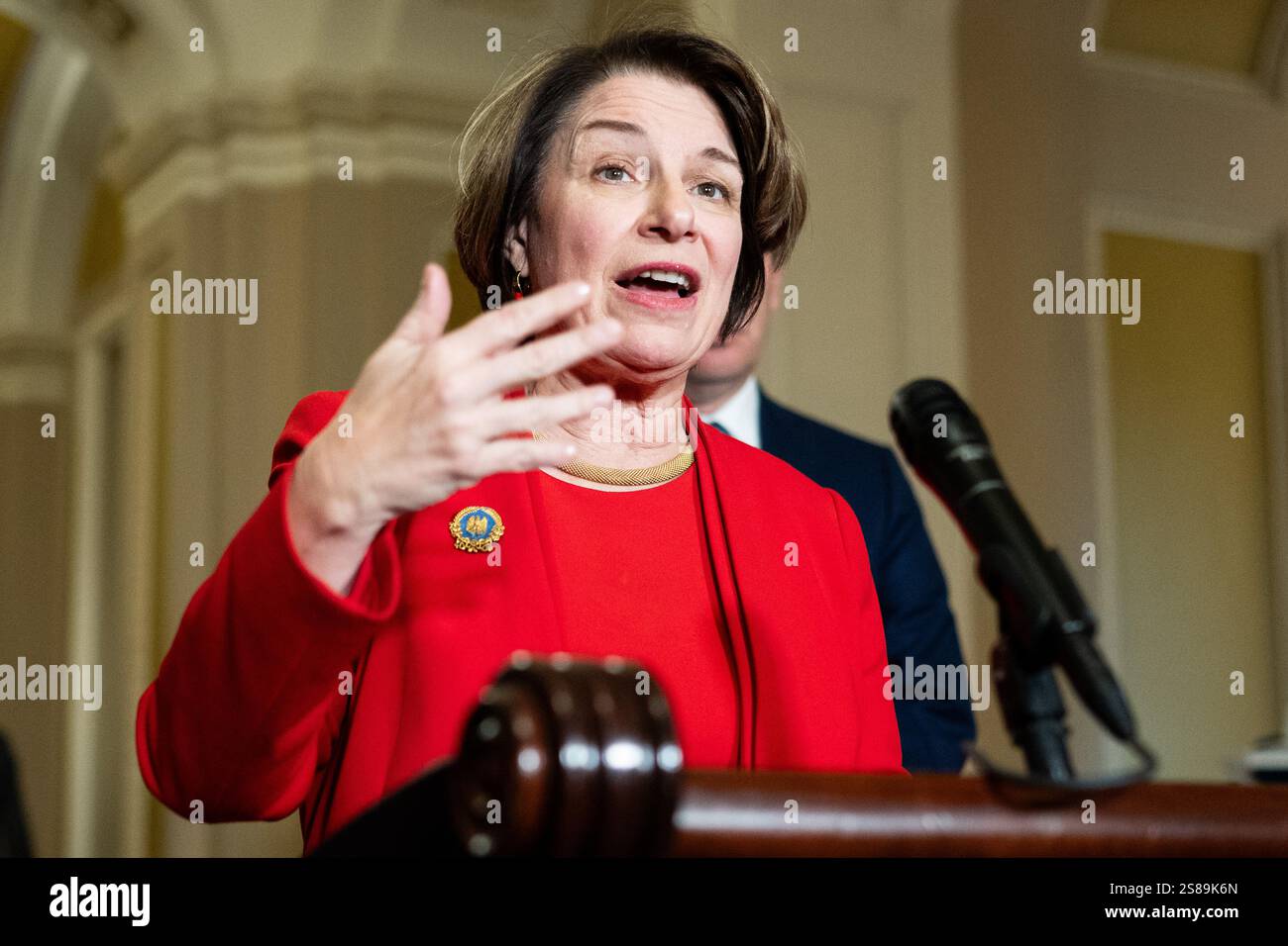 Washington, United States. 21st Jan, 2025. U.S. Senator Amy Klobuchar ...