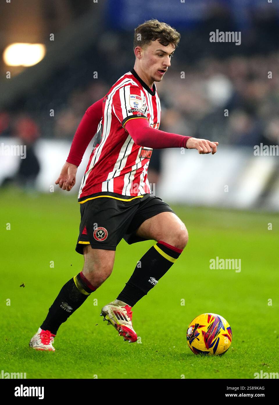 Sheffield United's Harrison Burrows during the Sky Bet Championship ...