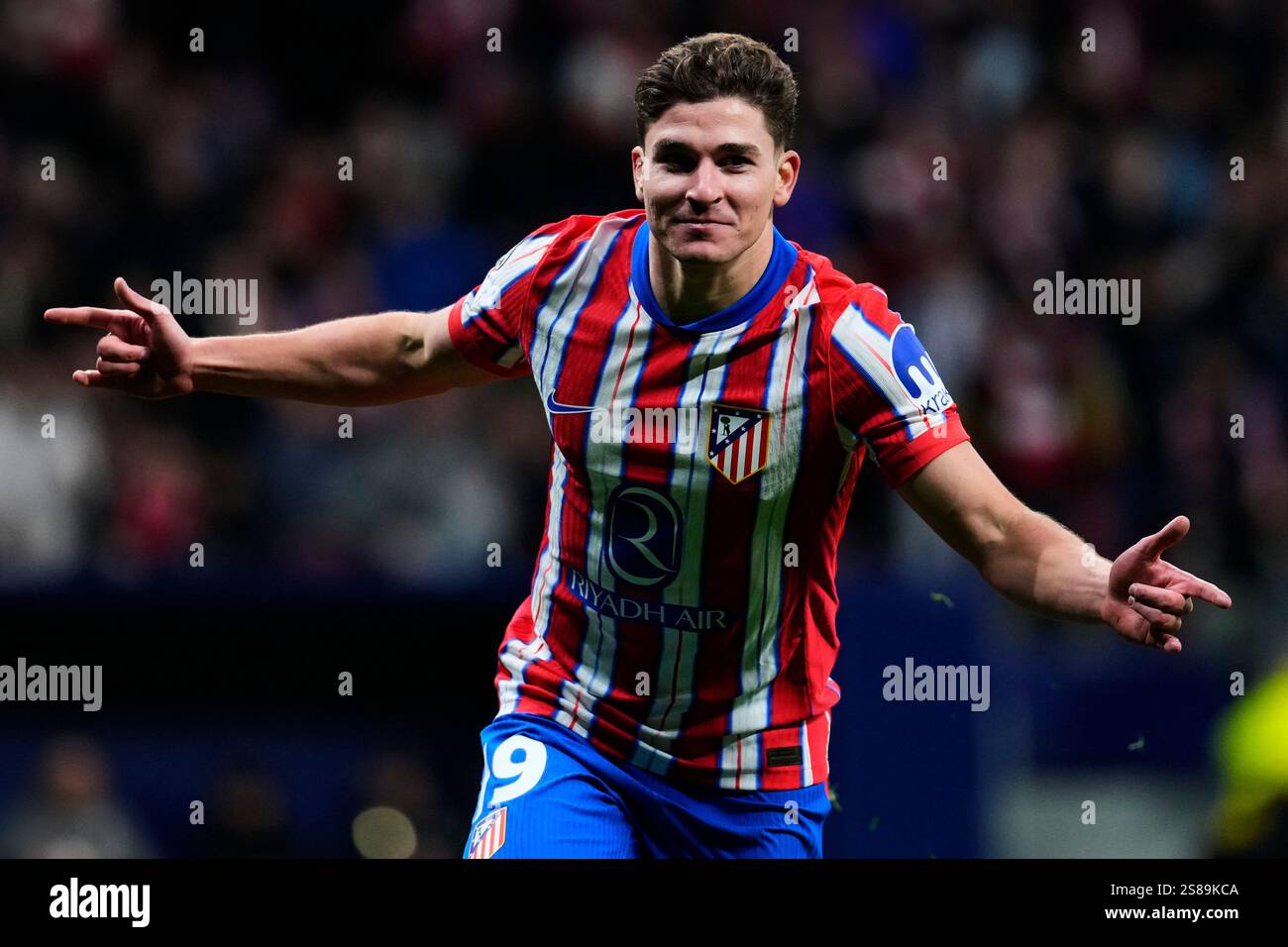 Julián Alvarez of Atletico de Madrid during Atletico de Madrid vs Bayer ...