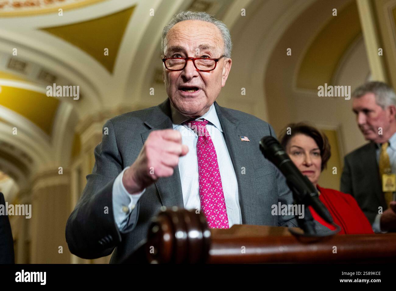 Washington, District Of Columbia, USA. 21st Jan, 2025. Senate Minority ...