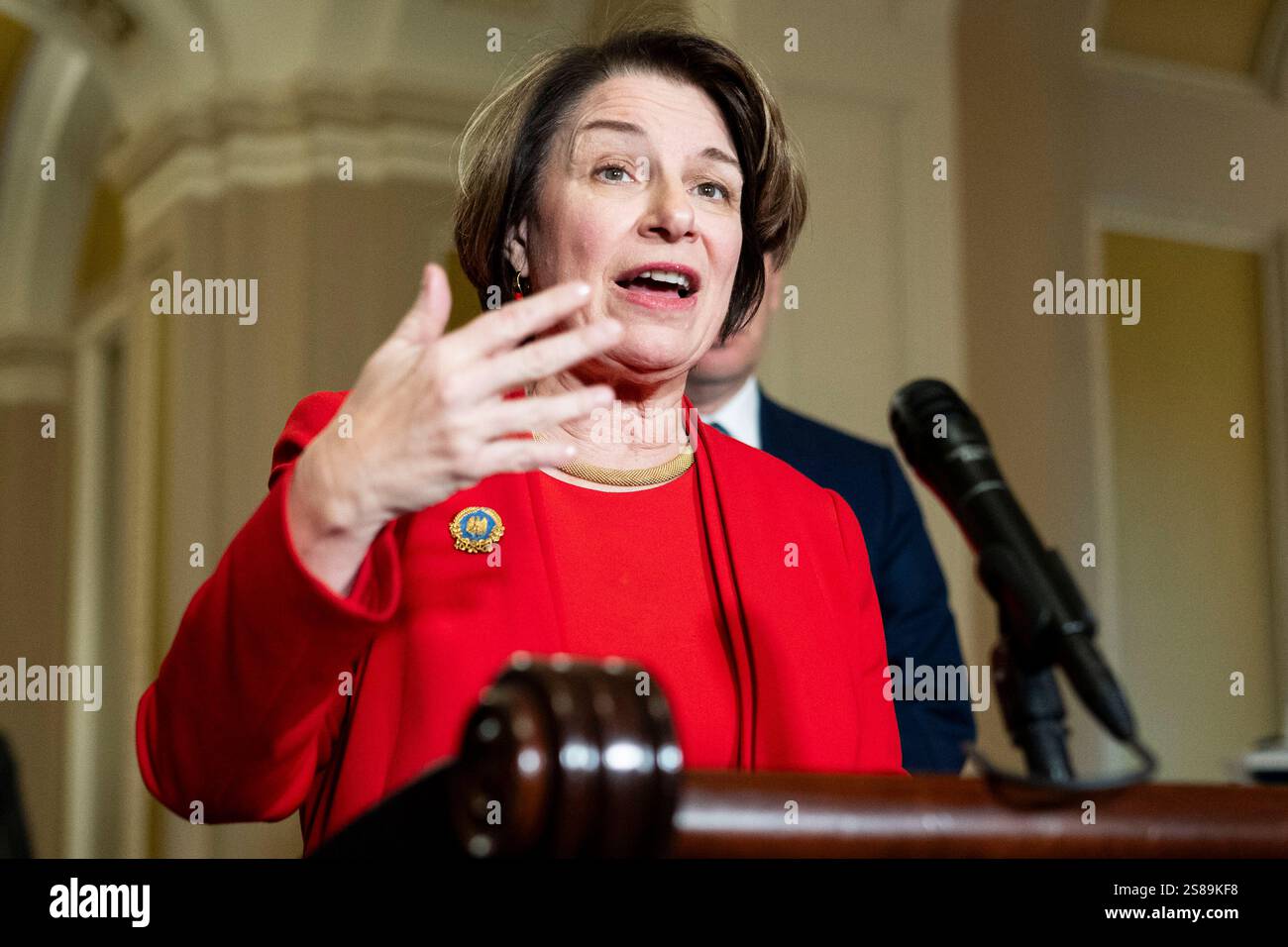Washington, District Of Columbia, USA. 21st Jan, 2025. U.S. Senator AMY ...