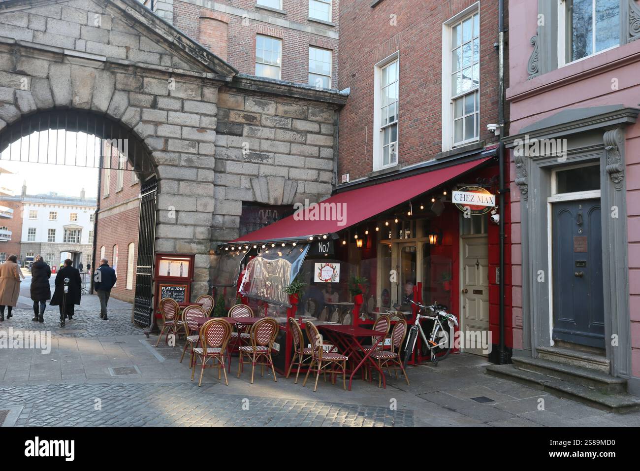 Dublin, Ireland - 15th January 2025 - 'Chez Max' French restaurant ...